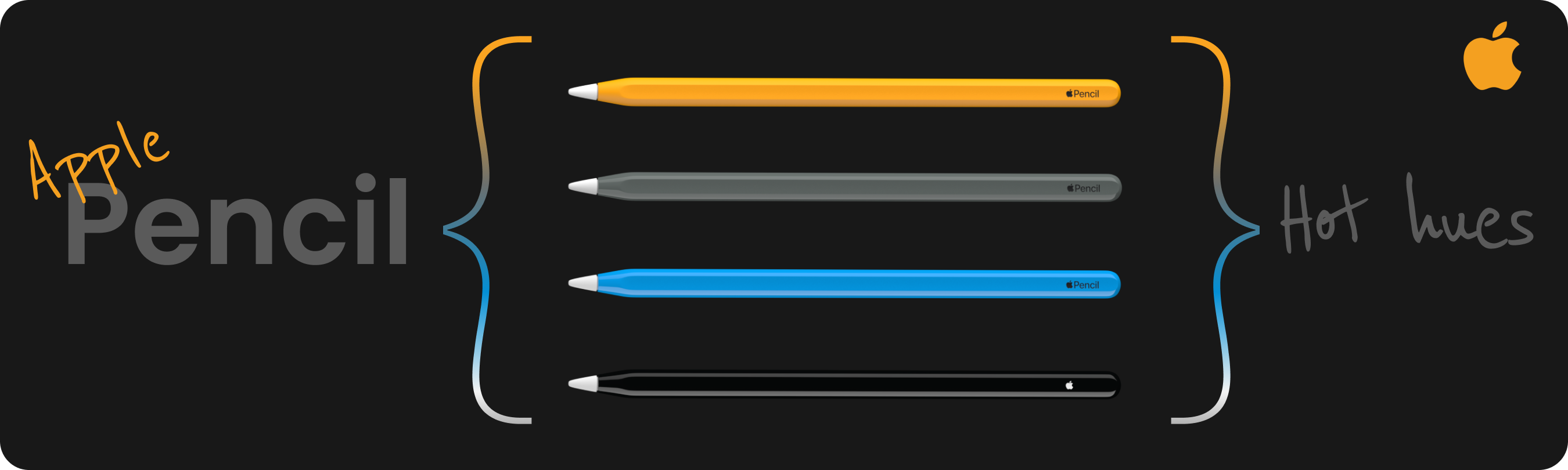 Apple Pencil, now in color – Foxmybox